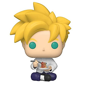 POP Dragon Ball Z - Gohan Noodles Funko Pop! Vinyl Figure (Bundled with Compatible Pop Box Protector Case), 3.75 inches