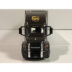 Mack 1/64 2019 Anthem Semi w/ Box Trailer, United Parcel Service (UPS), Greenlight