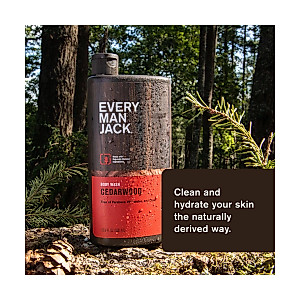 Every Man Jack Body Wash and Shower Gel Cedarwood, 16.9 Ounce