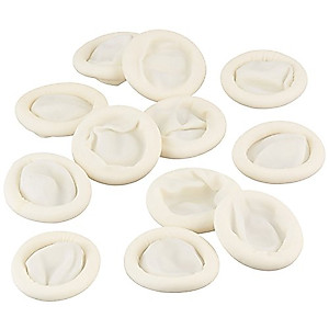 Bertech Nitrile Finger Cots, Powder-Free and Anti-Static, Medium, White (Pack of 720)