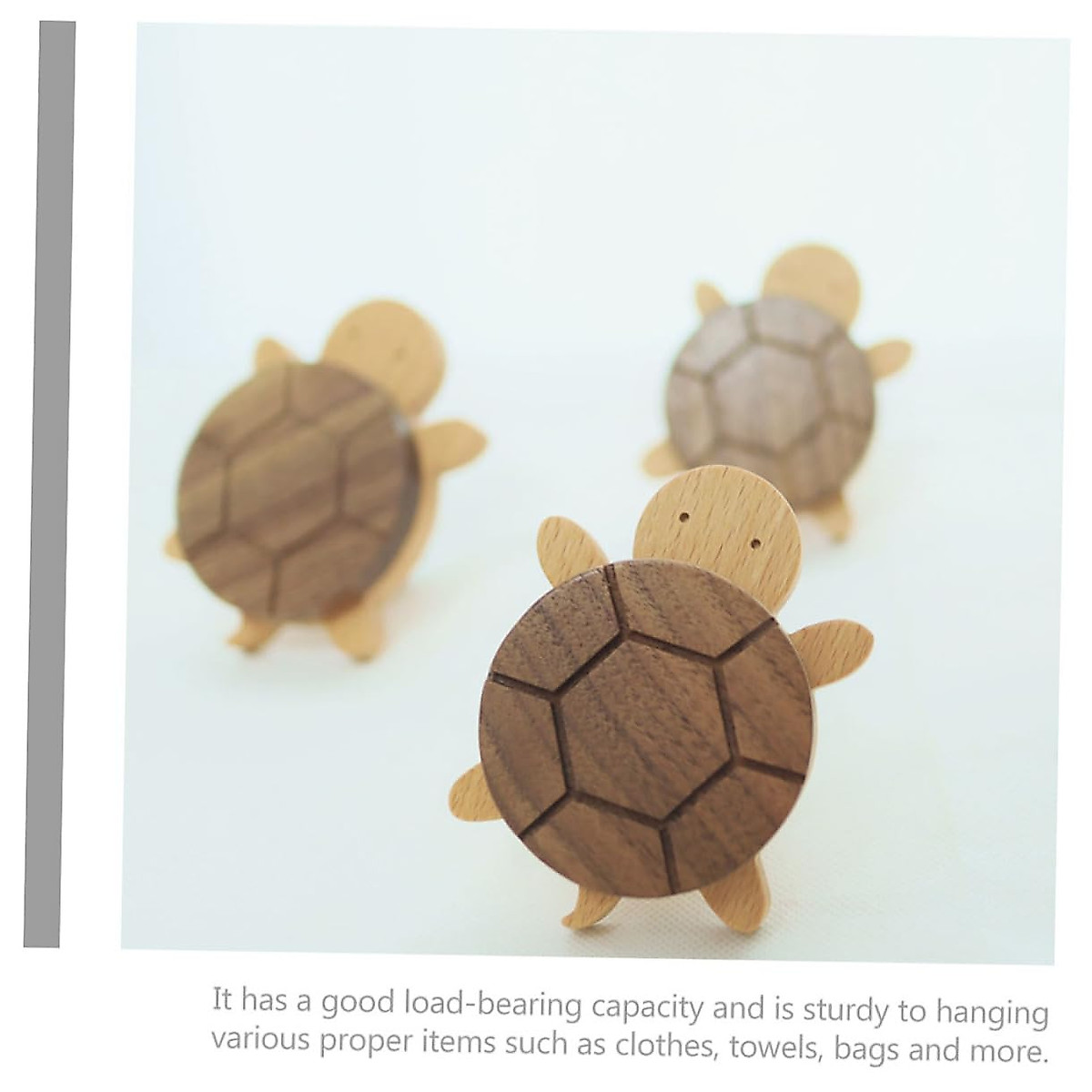 FONDOTIN Turtle Shape Towel Hook Pull Hook Kids Room Decor hat Wall Hangers for Clothes Hook up Nonporous Wall-Mounted Turtle Wall Art Decorative Wall Bathrobe Decorate Ordinary