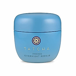 TATCHA Indigo Overnight Repair: Serum in Cream Treatment, Fragrance Free, 50ml | 1.7 oz
