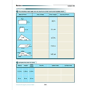 Alpha Omega Publications JMS071 Horizons Pre-Algebra Student Book