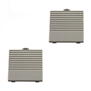 SaiDian 2Pcs Battery Cover Replacement Battery Door Cover Lid Replacement Gray for Game Boy