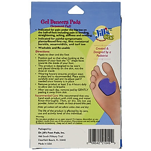 Dr. Jill's Gel Dancer's Pads (Right Foot)