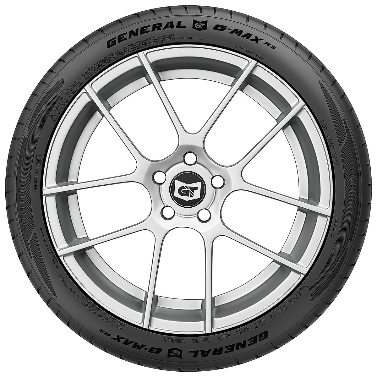 General GMAX RS Performance Radial Tire-245/50ZR16 97W