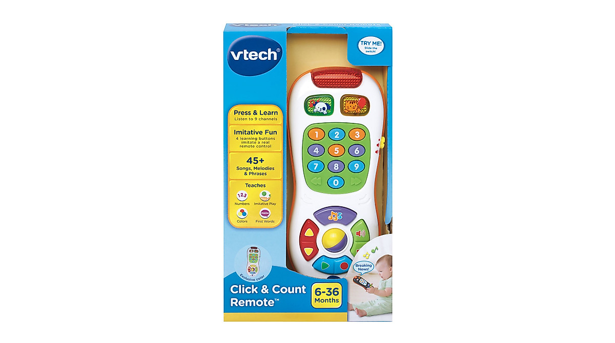 VTech Click and Count Remote - Fun Learning Toy