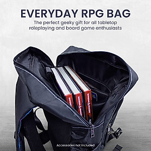 Adventurer's Forge Dnd Backpack Bag of Holding Tabletop RPG Casual Shoulders Backpack, Dungeons and Dragons (D&D) Accessory for DM & Player Gear, and Books
