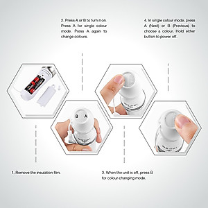 Multicolor LED Glow Sticks, iSiLER Party Flashing Light, 15 Color Changing 2 Lighting Modes Flashing Light Stick for Party Supplies, Festivals, Raves, Birthdays, Parking Guides, Dog Walkers Safety