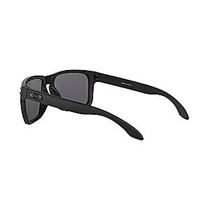 Oakley Men's OO9417 Holbrook XL Square Sunglasses, Matte Black/Prizm Black Polarized, 59 mm