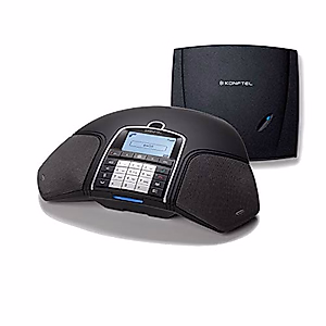 Konftel 300Wx Wireless Conference Phone w/Analog DECT Base Station + Sandisk 16GB Card to Record Calls + Belkin PowerStrip and More - Double Conference Room Bundle