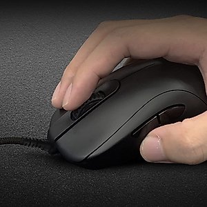 BenQ Zowie ZA11-C Symmetrical Gaming Mouse | Professional Esports Performance | Driverless | Paracord Cable | Revisioned C-Features | Matte Black | Large Size