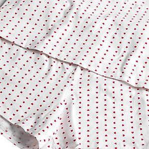 ZZEVOLSS Women 2 Piece Y2k Shorts Sets Sleeveless Lace Cami Top and Shorts Floral Print Knit Pajama Set Lingerie Sleepwear (chic heart White, S)