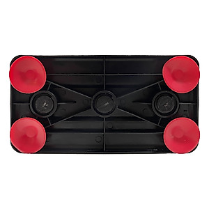 Anchorton Glass Washer Brush - 3 Brush Bar Glass Cleaner - Brushes for Large Cups Glasses and Bottles - Suction Cups for Stable Grip on Sink, Bar and Kitchen Top - Includes Cleaning Cloth