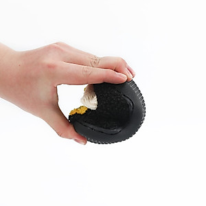 KDZPW Toddler Boys Girls House Slippers Indoor Smile Face Funny Plush Home Shoes Warm Socks for Kids Black 170