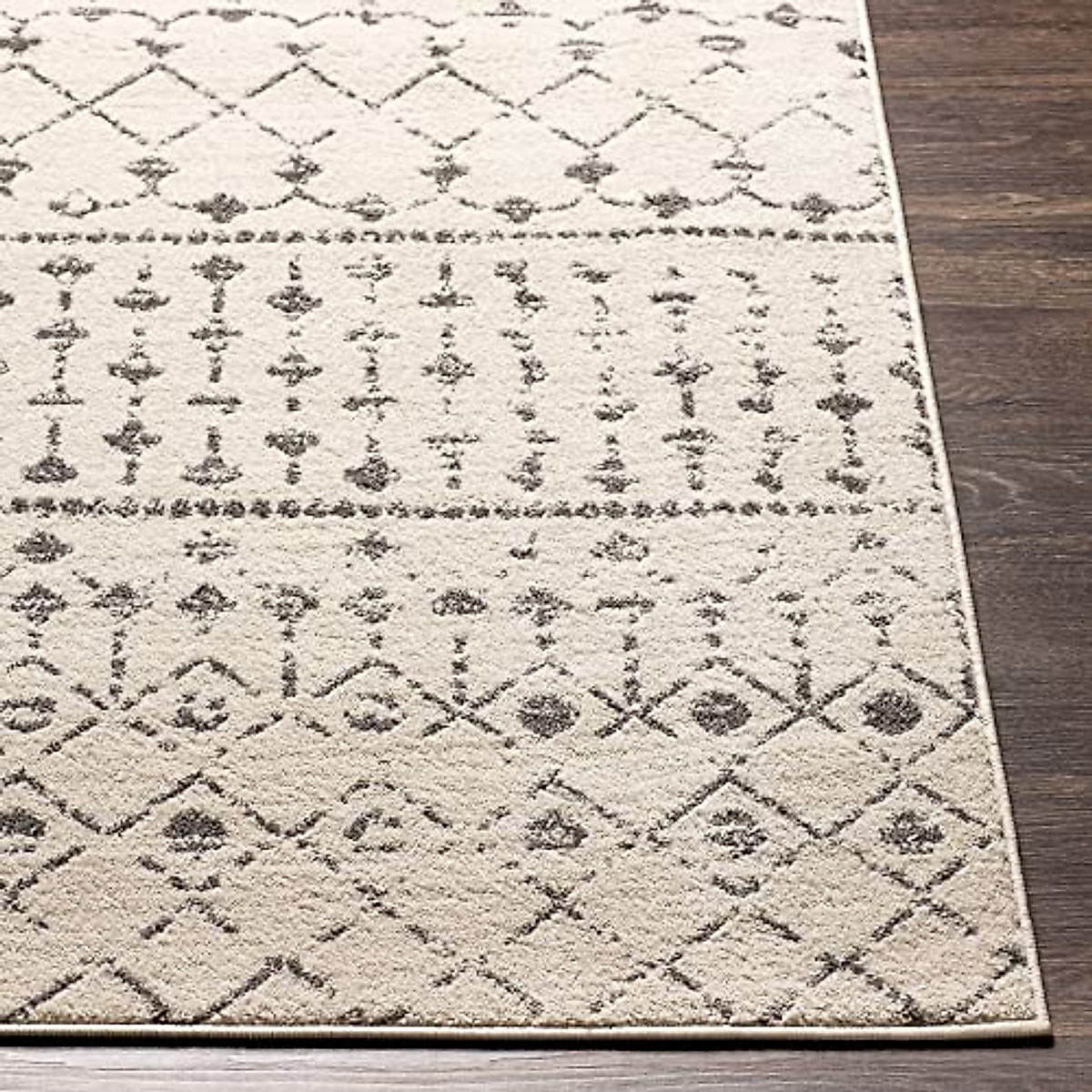 Artistic Weavers Tevazu Moroccan Boho Area Rug,7'10" x 10',Light Grey