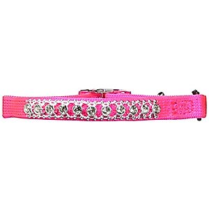Petmate Bling Elastic Cat Collar, 3/8" x 8-10", Pink