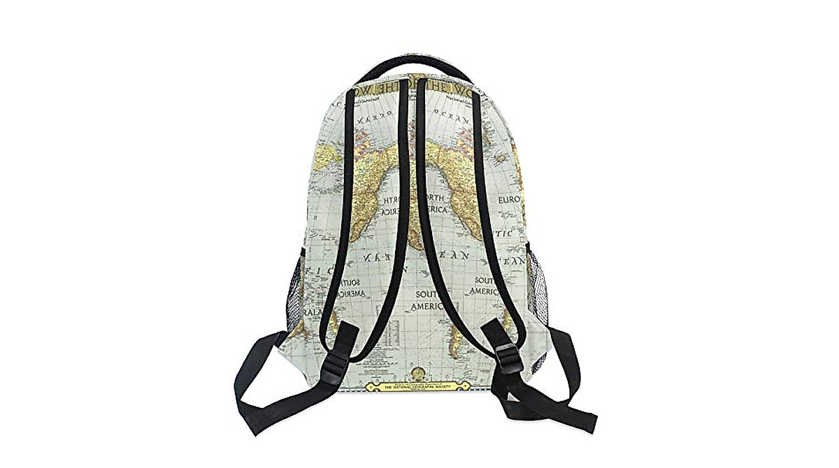 Nander Travel World Map Backpack for School & Travel | Stylish & Durable