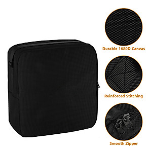 Homakover 1680D Carrying Case with Adjustable Strap for Jump-N-Carry Starter Models JNC1224/ JNC770R/ JNC660, Black, Case Only