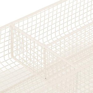 6 Tier Metal Movable Bookshelf, Large Capacity Metal Rolling Bookshelf Cart with Wheels, Rolling Organization Shelf Practical Rolling Utility Cart for Office Classroom