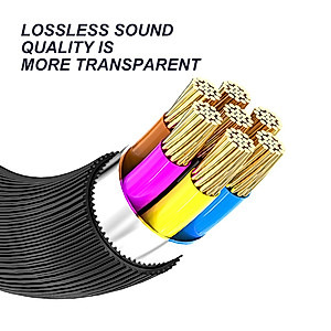 Ascoye Stereo in-Ear Wired Headphones 3.5mm Earbuds Sports Earphone with Microphone & Controller for Laptop Computer iPhone Samsung Xiaomi Huawei(4 Pack), White