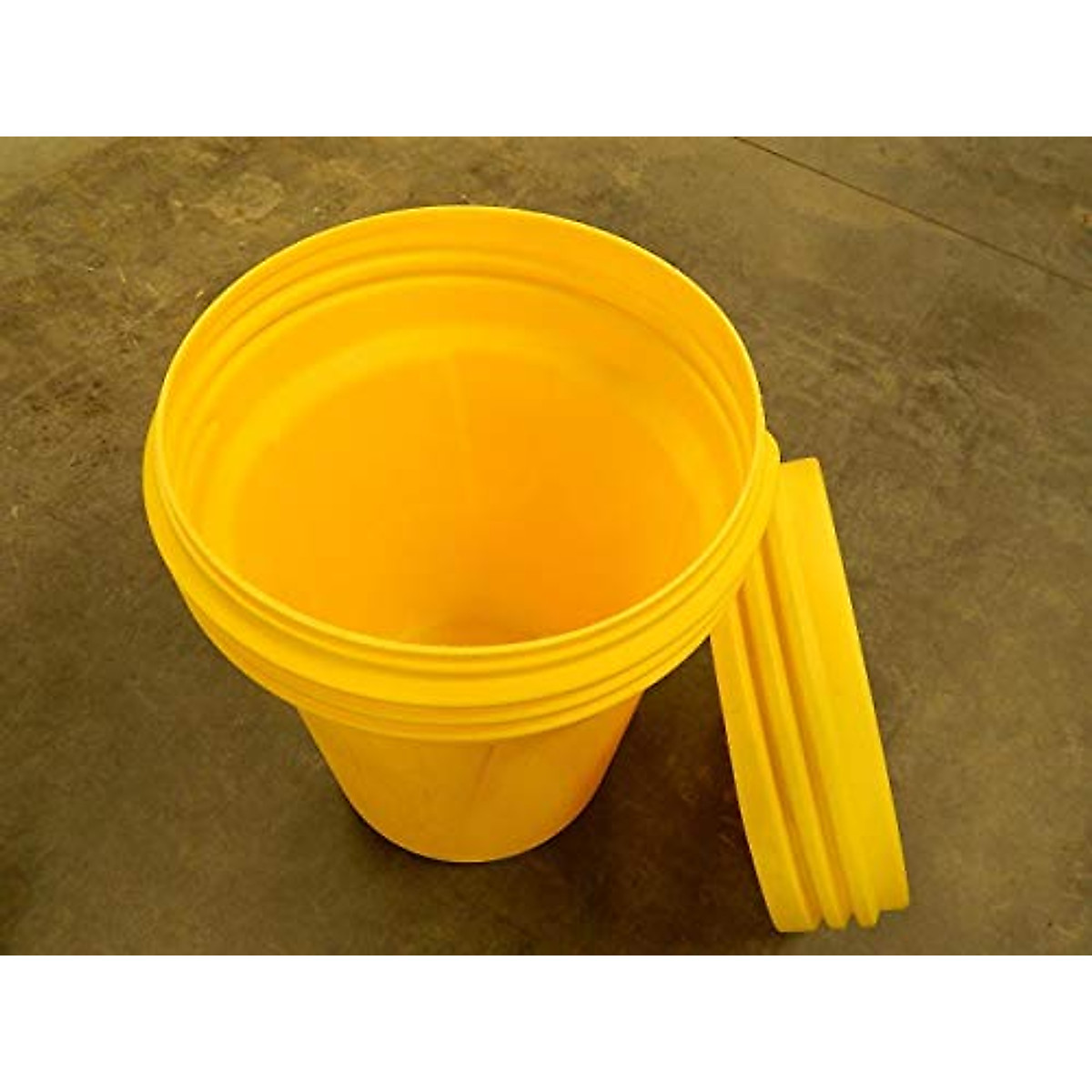 Salvage Drum, Open Head, 30 gal, Yellow