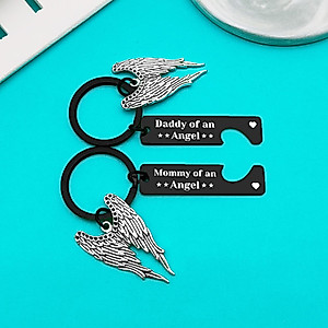 Xiahuyu Loss Memorial Keychain Miscarriage Gifts for Parents Baby Memorial Gifts Pregnancy Loss Gifts Remembrance Bereavement Gifts Sympathy Gifts for Infant Loss Child Loss