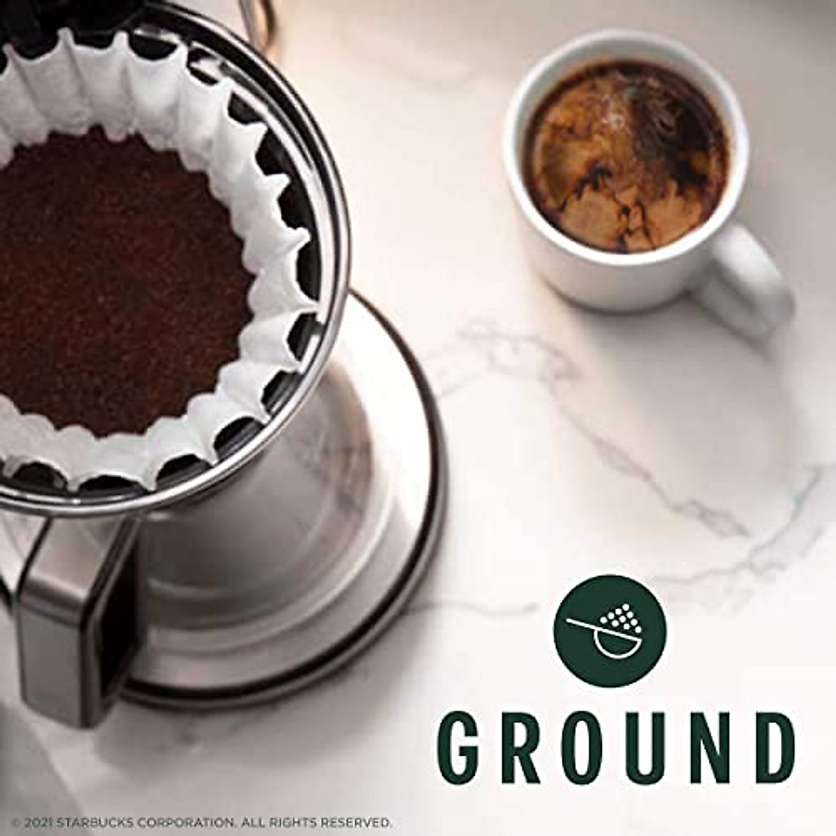 Starbucks Ground Coffeeâ€”Medium Roast Coffeeâ€”Colombiaâ€”100% Arabicaâ€”6 bags (12 oz each)