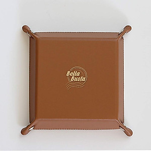 BELLA BUSTA-Traditional 7 years Anniversary-Forever to go-Engraved Wool Tray with Breakdown Dates-Storage & Organization Jewelry Trays (Husband & Wife)