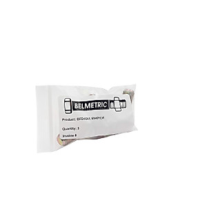 (3pcs) BelMetric M16X1.5X40 Metric Hardened Fine Thread Hex Head Flange Bolt, DIN 6921, Class 10.9, Black Finish, BFD16X1.5X40YLW-3