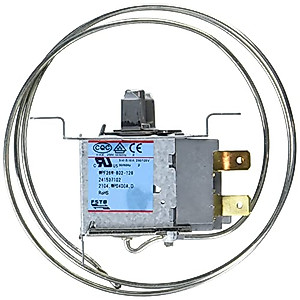 FRIGIDAIRE 55-5304496561 Refrigerator Freezer Temperature Control Thermostat Part, Silver/Black