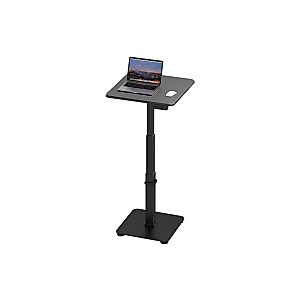 Monoprice Single Motor Sit-Stand Desk Pedestal, 110 lbs. Weight Capacity, for Laptops, Compact Computer Setups, & Office Work - Workstream Collection