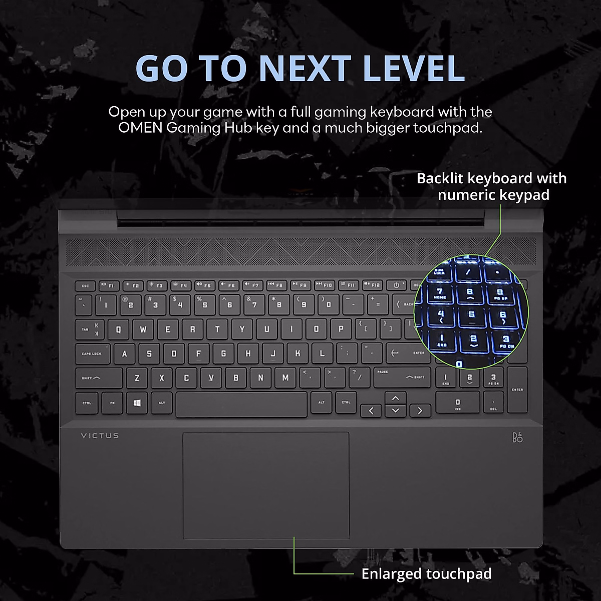 HP 2023 Victus 15.6" 144Hz FHD Gaming Laptop, Intel Core i5-13420H, 32GB RAM, 1TB PCIe SSD, NVIDIA GeForce RTX 3050, Backlit Keyboard, HD Webcam, Win 11 Pro, Blue, 32GB Snowbell USB Card