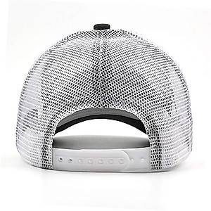 Fishing Hat Fishing Gifts for Men Bass Fish Flag Hat Father's Day Christmas Birthday Gifts for Dad Husband Grandpa Trucker Hat Snapback Baseball Cap