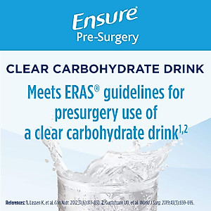 Ensure Surgery Perioperative 5-Day Bundle with 3 Ensure Pre-Surgery Clear Carbohydrate Drinks & 20 Ensure Surgery Immunonutrition Shakes