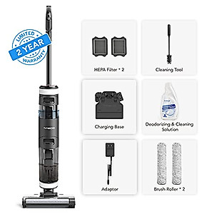 Tineco Floor ONE S3 Cordless Hardwood Floors Cleaner, Lightweight Wet Dry Vacuum Cleaners for Multi-Surface Cleaning with Smart Control System
