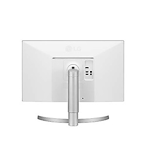 LG 27UL550-W 27-inch 4K UHD (3840 x 2160) UltraFine Computer Monitor, IPS, AMD FreeSync, Tilt/Height/Pivot Adjustable Stand, HDR10, HDMI, DisplayPort, Black Stabilizer, White