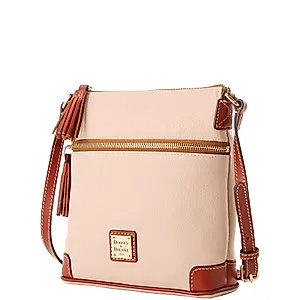 Dooney & Bourke Handbag, Pebble Grain Small Tassel Crossbody - Blush