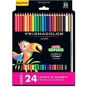 Prismacolor Colored Pencils Set, Assorted Colors, Pack of 24, Junior 4.0mm…