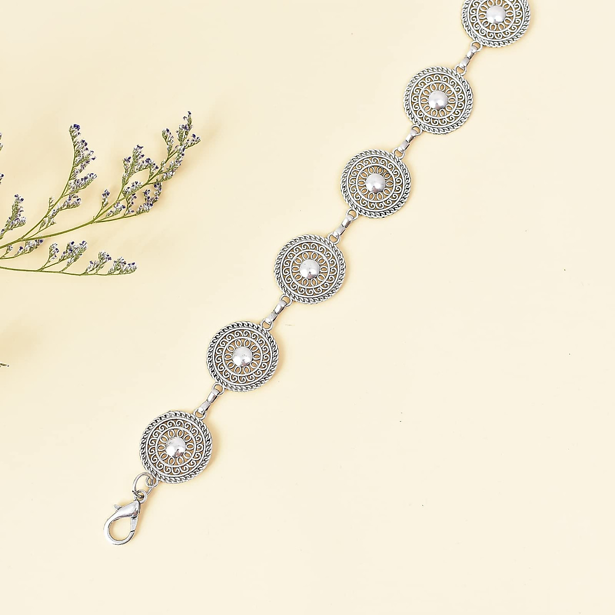 ILuvatar Fashion Metal Waist Chain Belt Blouse Dress Sweater Chain Belt U21