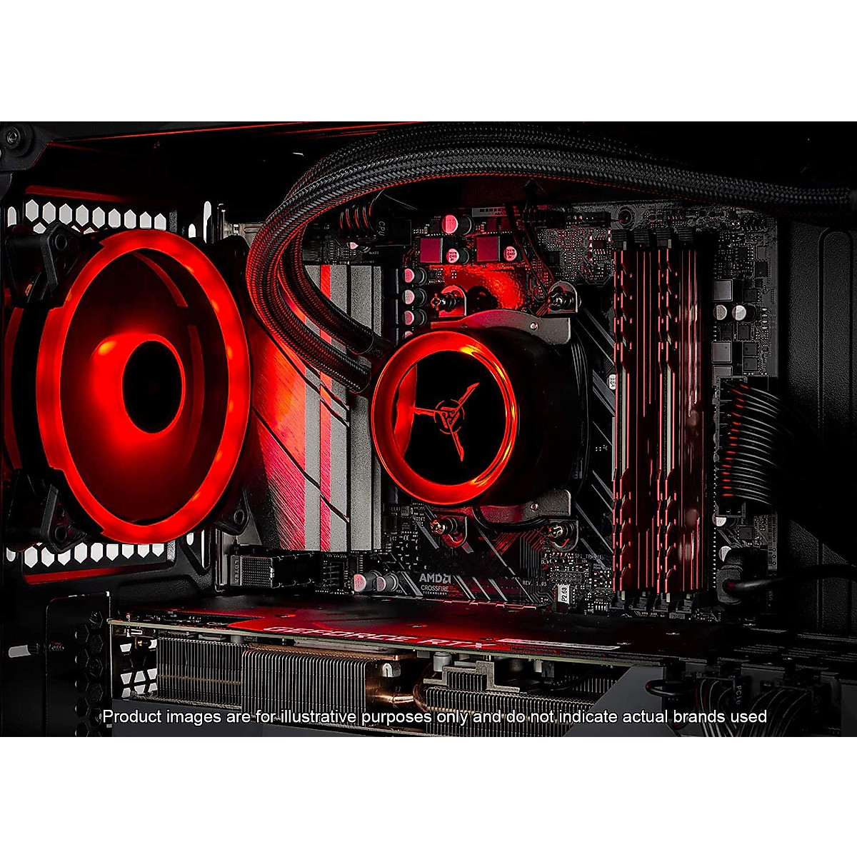 Skytech Chronos Gaming PC Desktop - AMD Ryzen 9 3900X, RTX 3080 10GB, 16GB DDR4, 1TB Gen4 SSD, 360mm AIO, 850W, Black