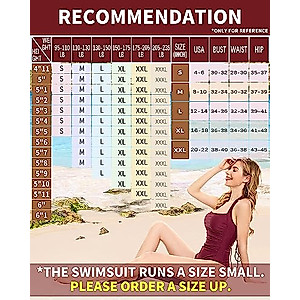 TISEMENT One Piece Swimsuit Women Open Back, Sexy Deep-Cut Lace-Up Back, Ruched Push up Swimwear, Tummy Control Bathing Suits