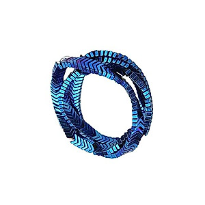 COHEALI Blue Vase 160 Pcs Decorative Beads Gemstone Beads Bracelet Kit Beads Loose Bead Pendant Wedding Table V-Shape Beads Jewelry Making Bead Colored Stone Beads Blue
