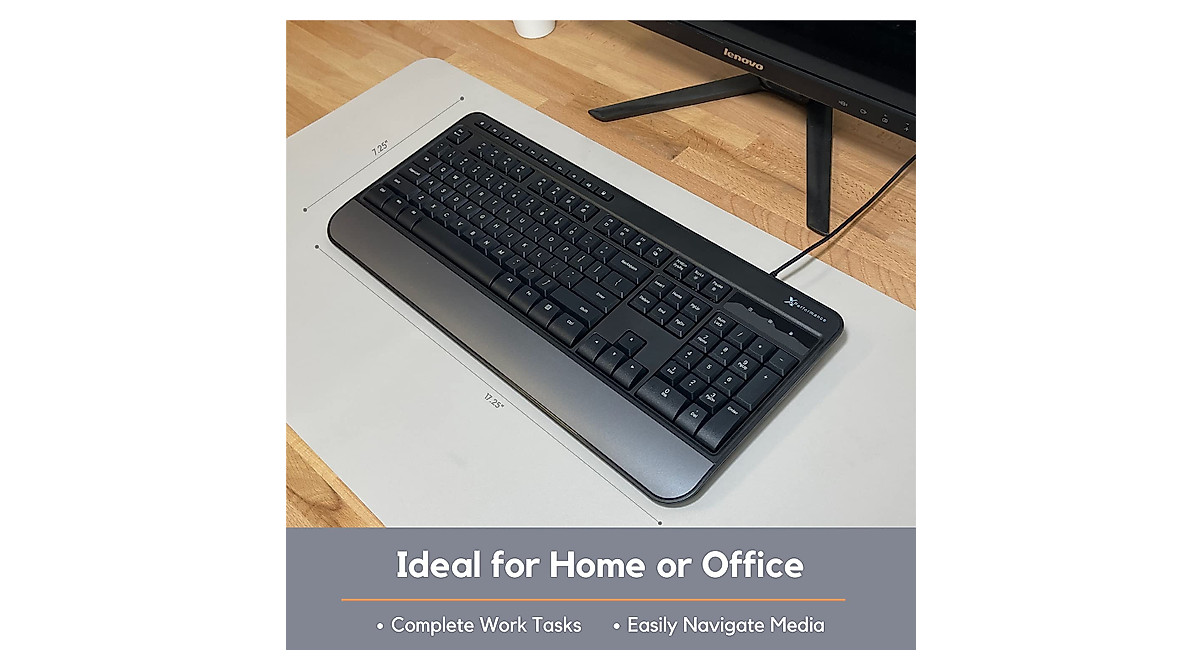 X9 Performance Multimedia USB Keyboard - Control Media & Work Efficiently