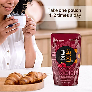 KWANGDONG Ssang Hwa Jin - Korean Traditional Herbal Tea for Strong Immune Support, Natural Sustained Energy Boost, Digestive Health, Promotes Vitality and Cold Relief, Jujube 10P