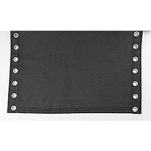 DREAM ART Standard W 17" Universal Replacement Fabric/Cloth for Zero Gravity Chair,Recliners, Zero Gravity Chairs Repair Toolfor Lounge Chair/Anti Gravity Chair,Bungee Chair, L62.5 xW16.5 Black…