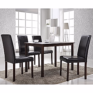 Baxton Studio Andrew 5-Piece Modern Dining Set