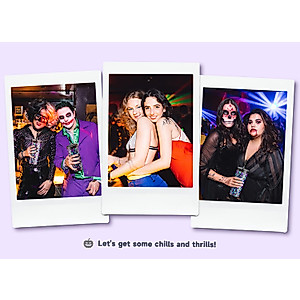 Meoky 24 oz Halloween Tumbler with Lid and Straw, Stainless Steel Vacuum Insulated Tumbler, Keeps Cold for 24 Hours, 100% Leak Proof, Fits in Car Cup Holder (Black Skull)