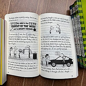 A Library of a Wimpy kid 1-17 Boxed Set Complete Original Full Series Collection, 17 Books Paperback Edition