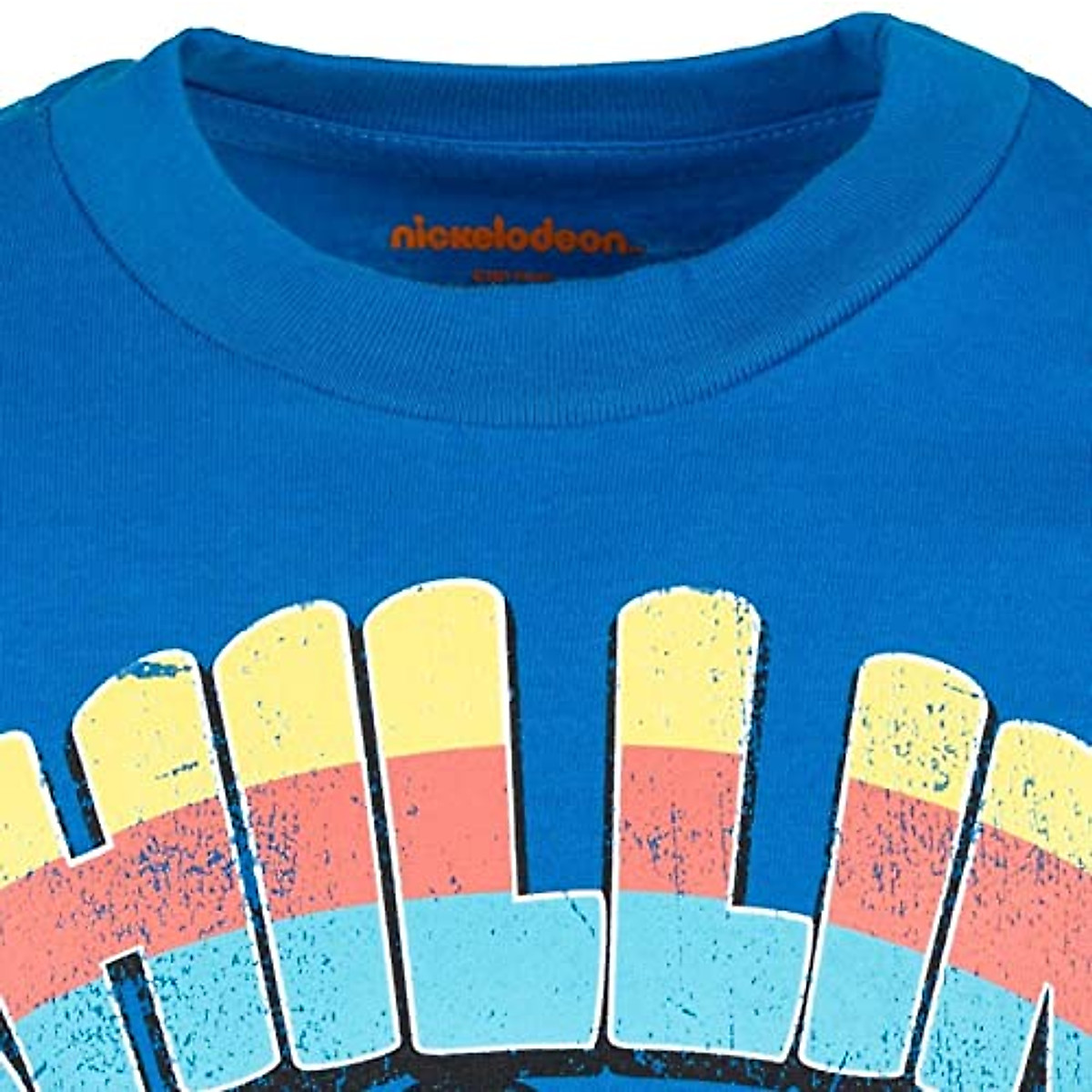 SpongeBob SquarePants Patrick Squidward Little Boys 2 Pack T-Shirts Blue/Black 7-8
